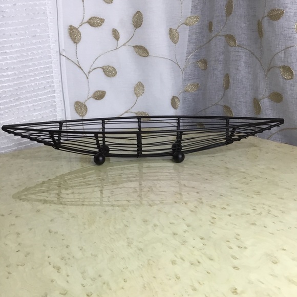 Accents | Minimalist Modern Metal Table Centerpiece Basket | Poshmark